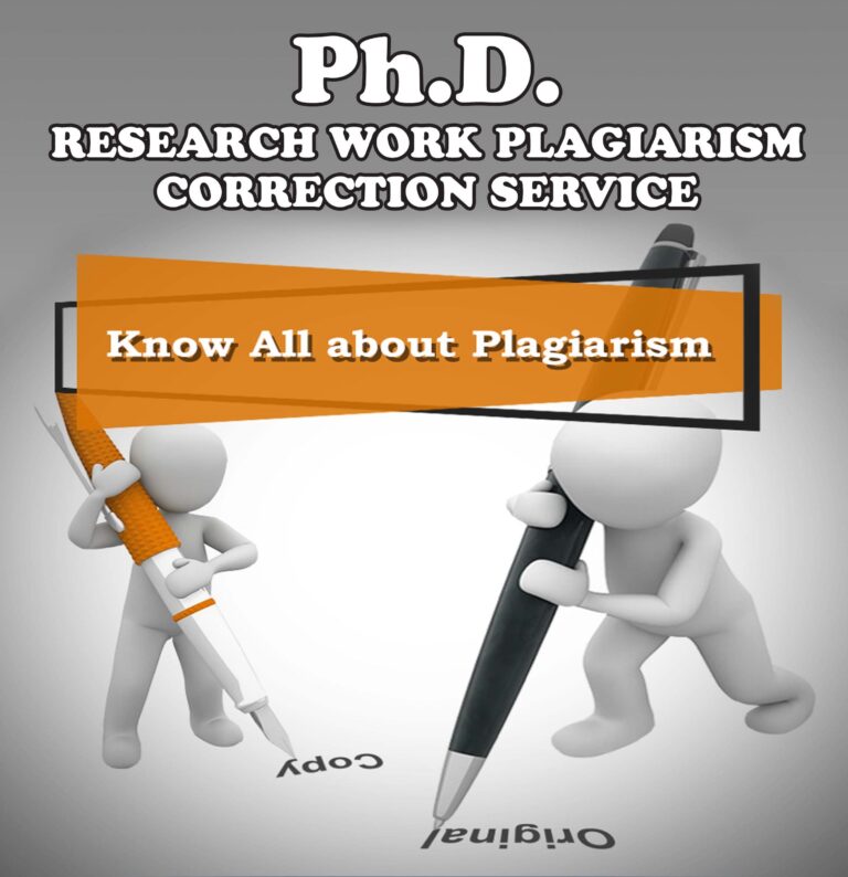GRAMMER AND PLAGIARISM CORRECTION GUIDANCE - Ph.D Consultants